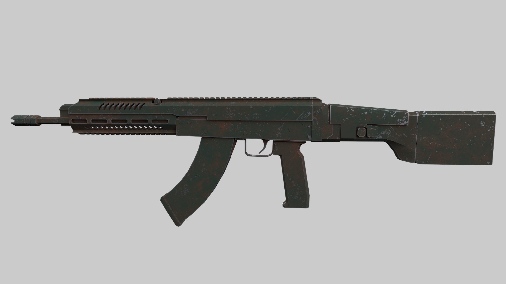 Assault Rifle Model - TurboSquid 2091885