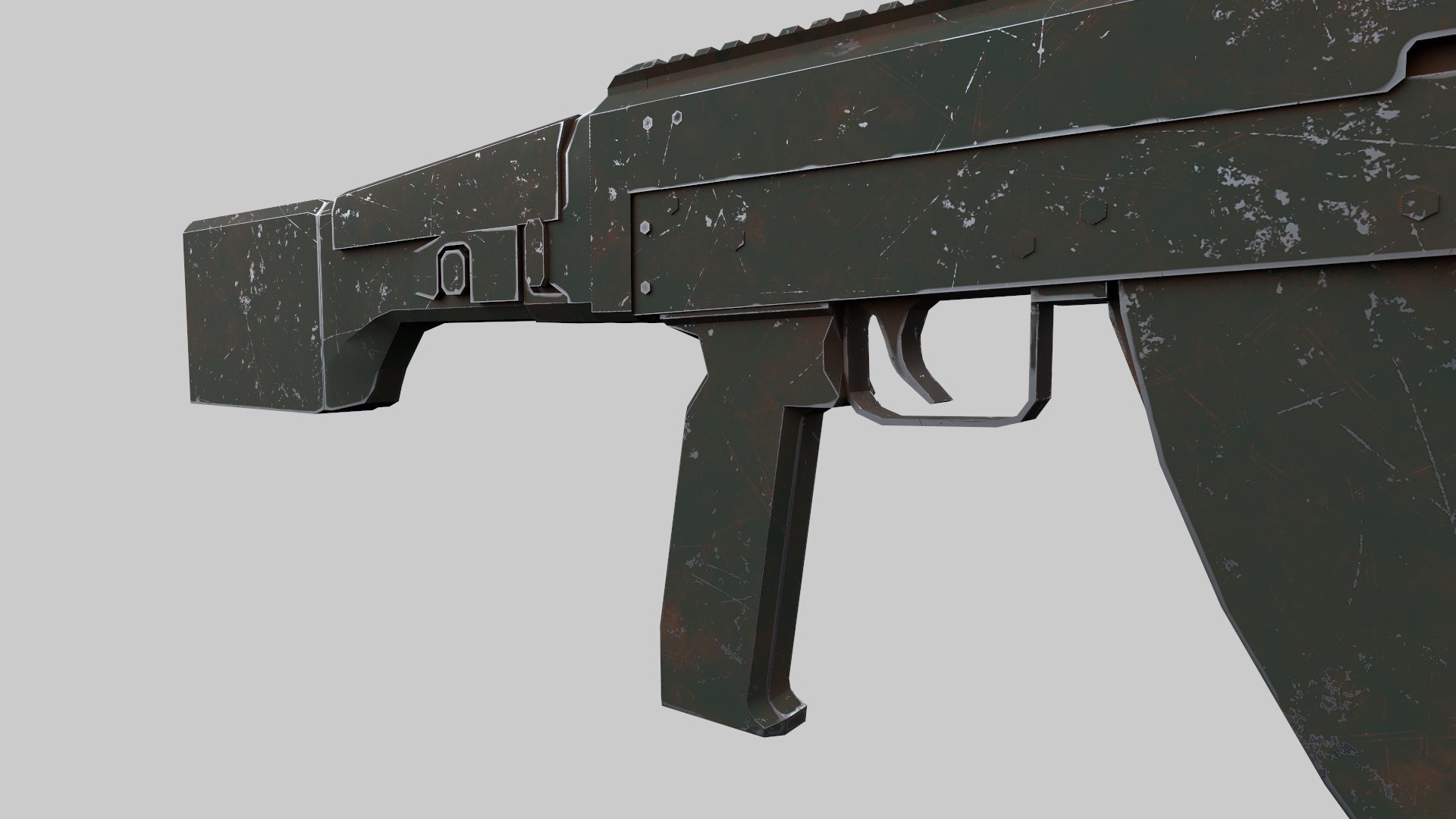 Assault Rifle Model - TurboSquid 2091885