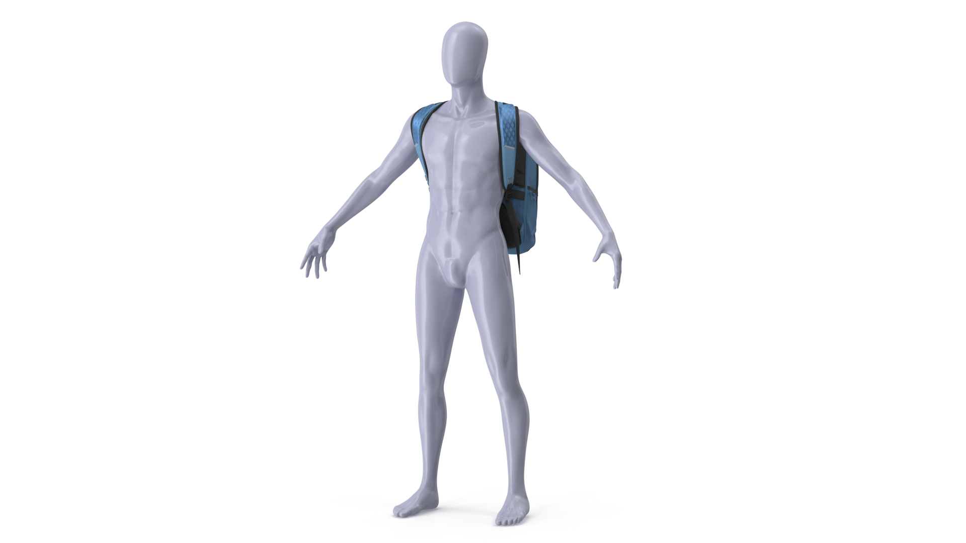 Samsonite Carrier GSD Backpack Blue On Mannequin 3D Model - TurboSquid ...