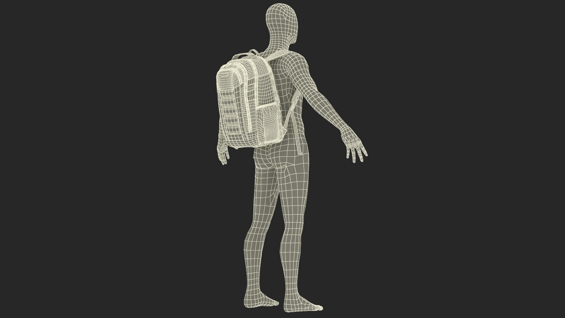 Samsonite Carrier GSD Backpack Blue on Mannequin 3D model - TurboSquid ...
