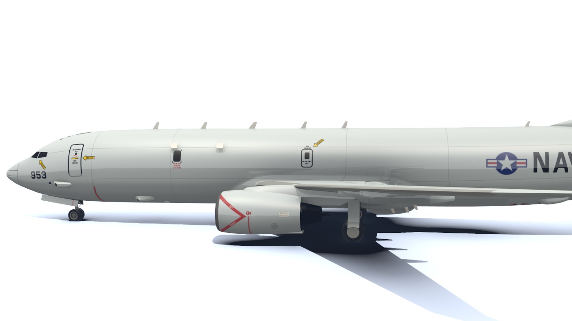 3d Model Navy P-8a Poseidon