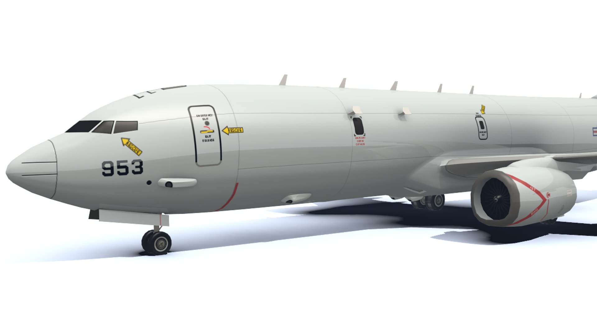 3d Model Navy P-8a Poseidon