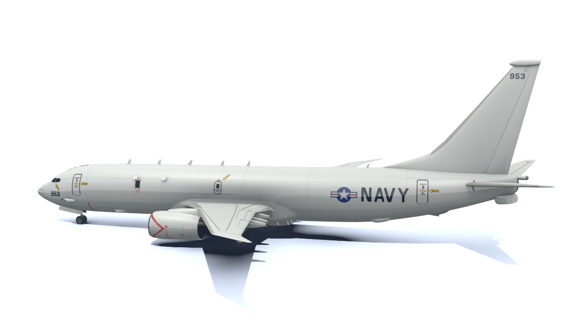 3d Model Navy P-8a Poseidon