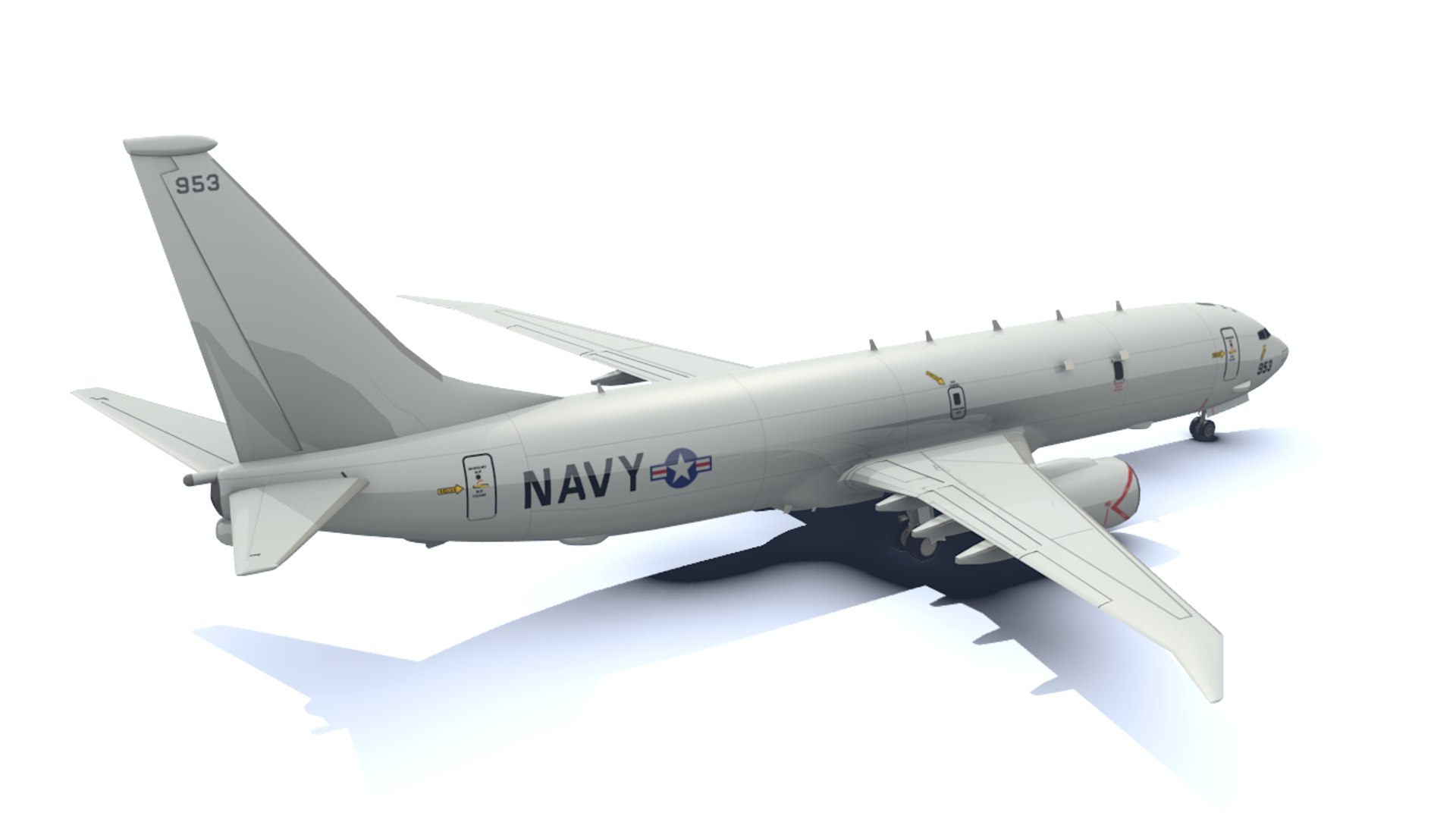 3d Model Navy P-8a Poseidon