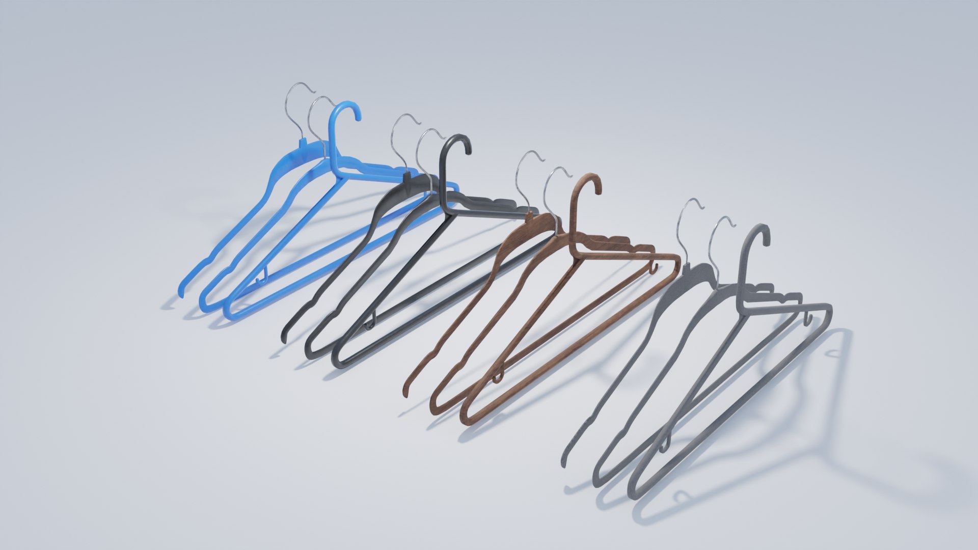 3D Cloth Hangers - TurboSquid 2030521