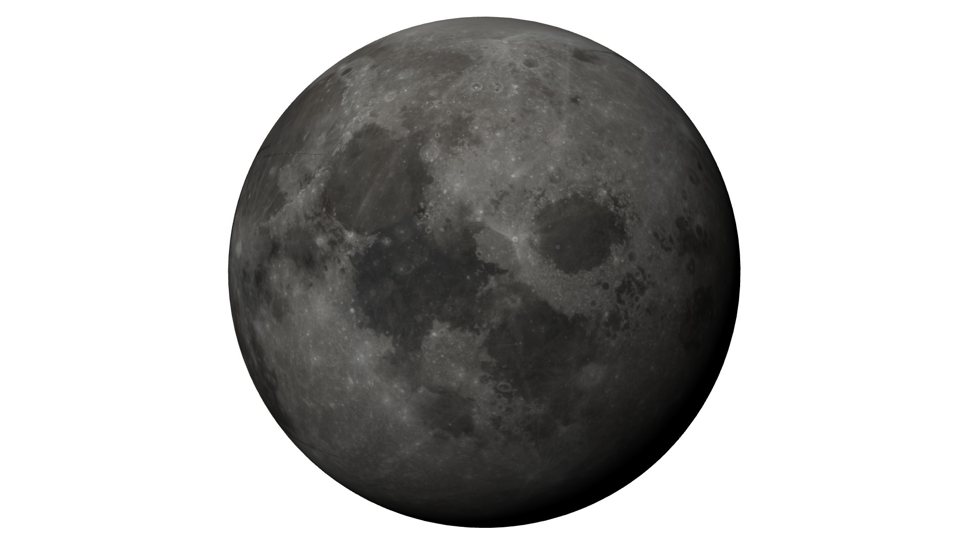 Free Moon 3D - TurboSquid 1959395