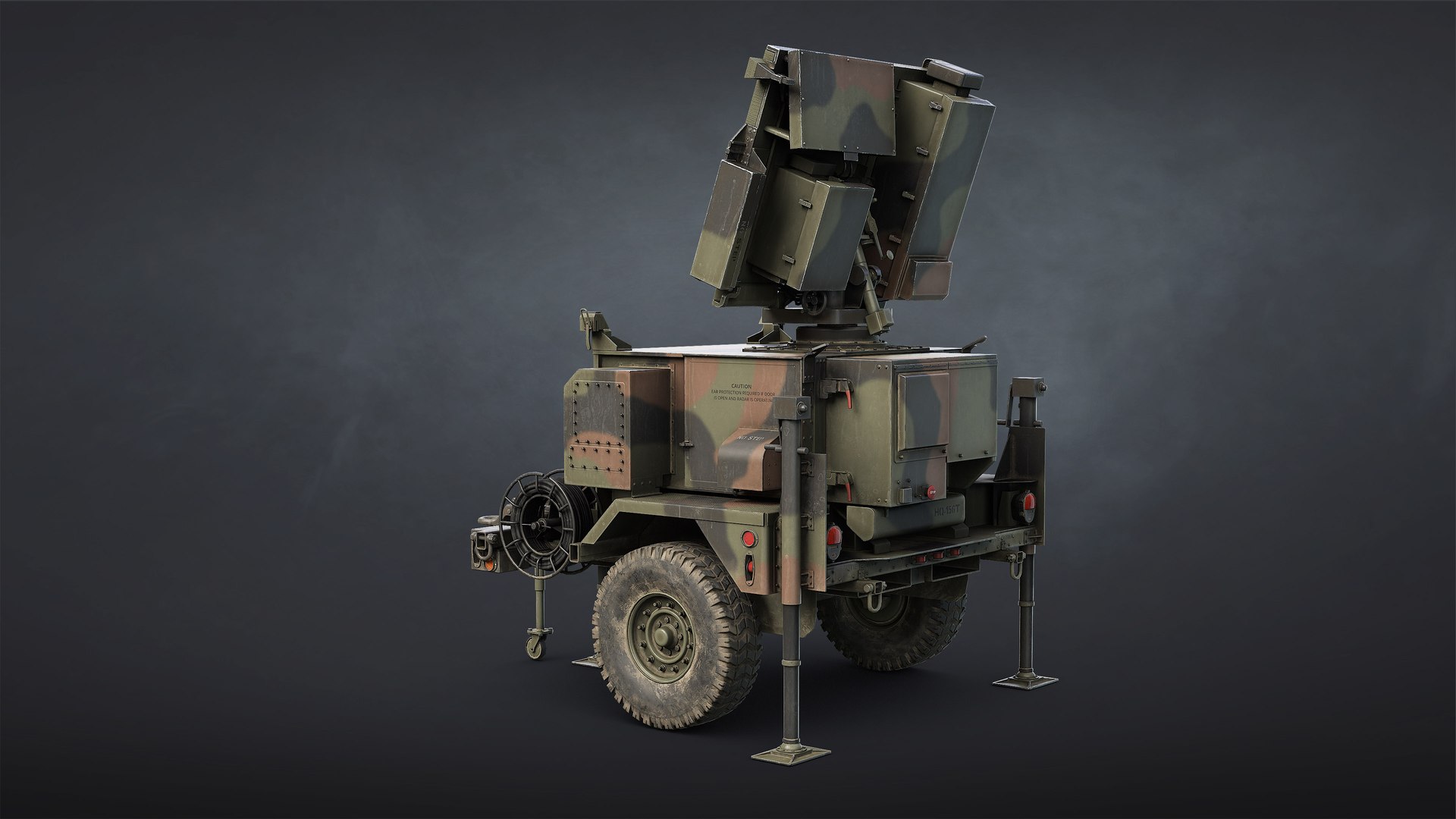 3D AN MPQ-64 Sentinel Radar Game Ready - TurboSquid 2505033