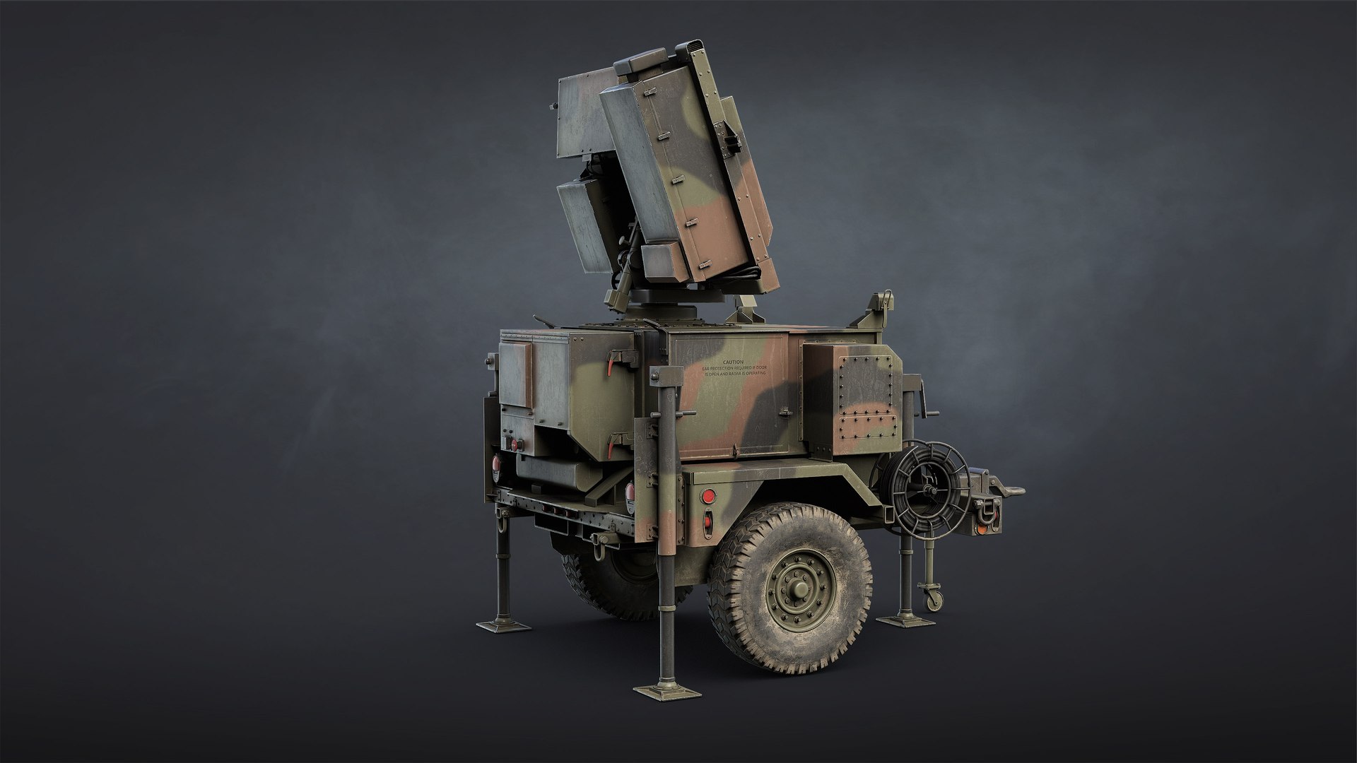 3D AN MPQ-64 Sentinel Radar Game Ready - TurboSquid 2505033