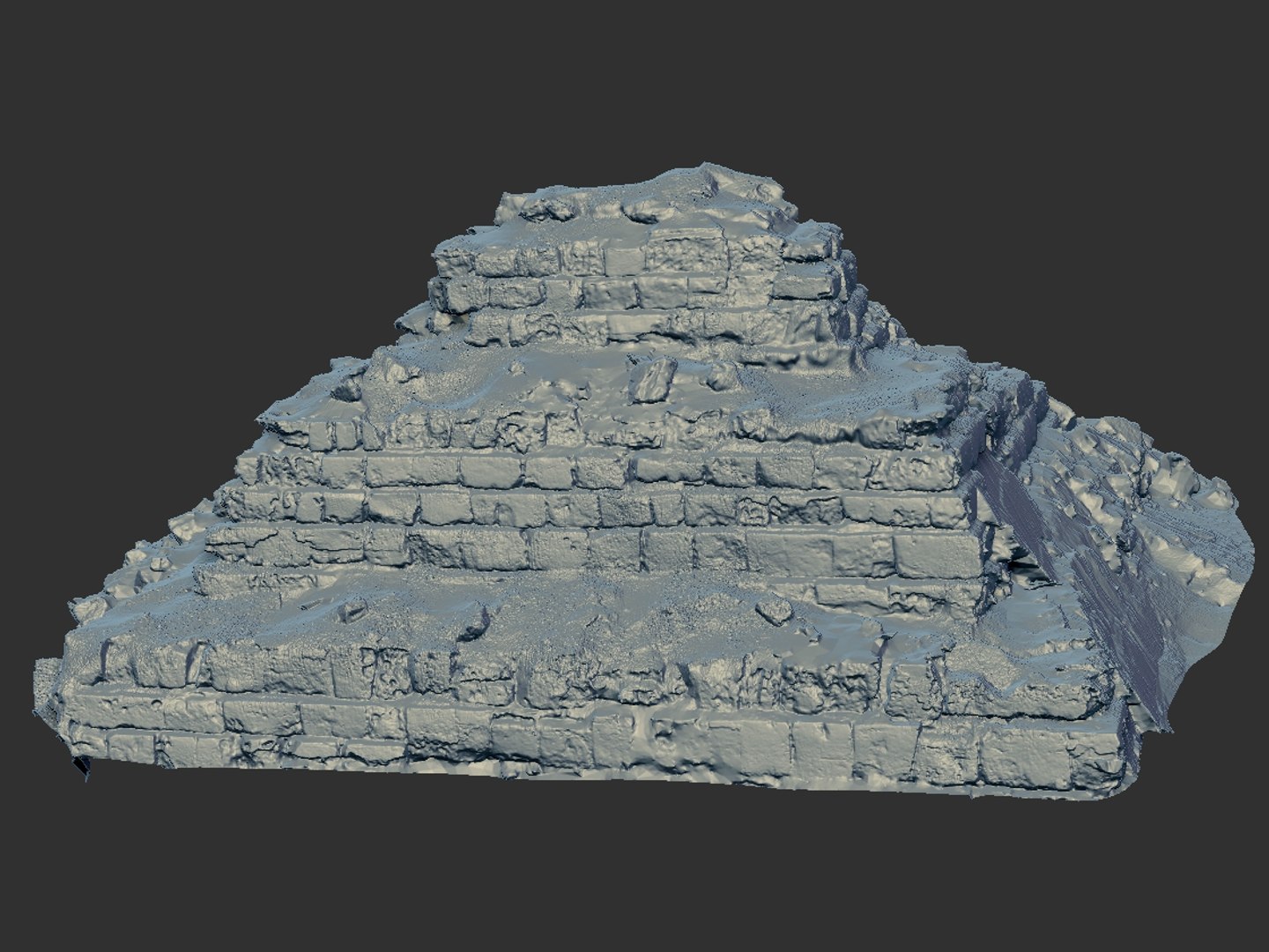 The Little Pyramid Of Giza Scan Ultra HD 16K 3D - TurboSquid 2030998