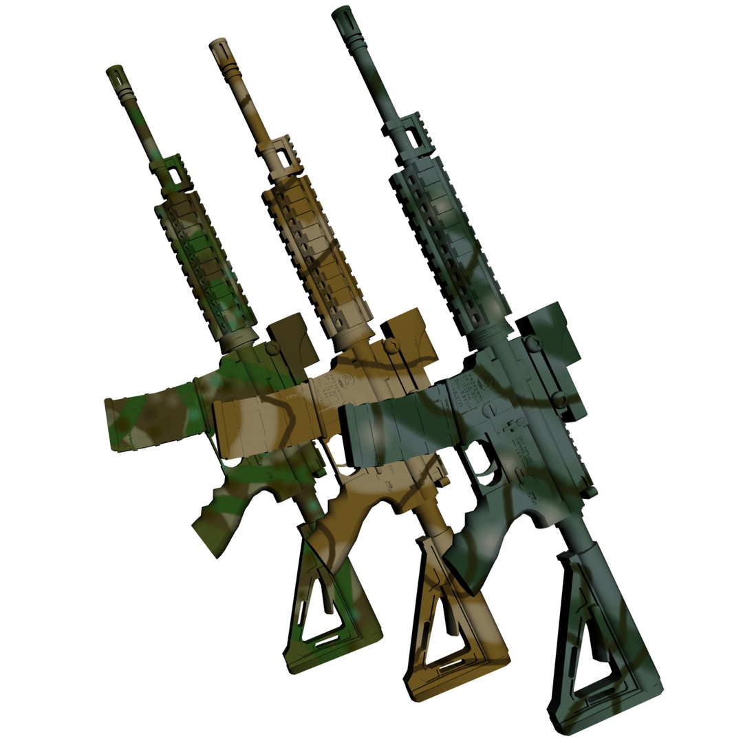 3d m4 m4a1 model