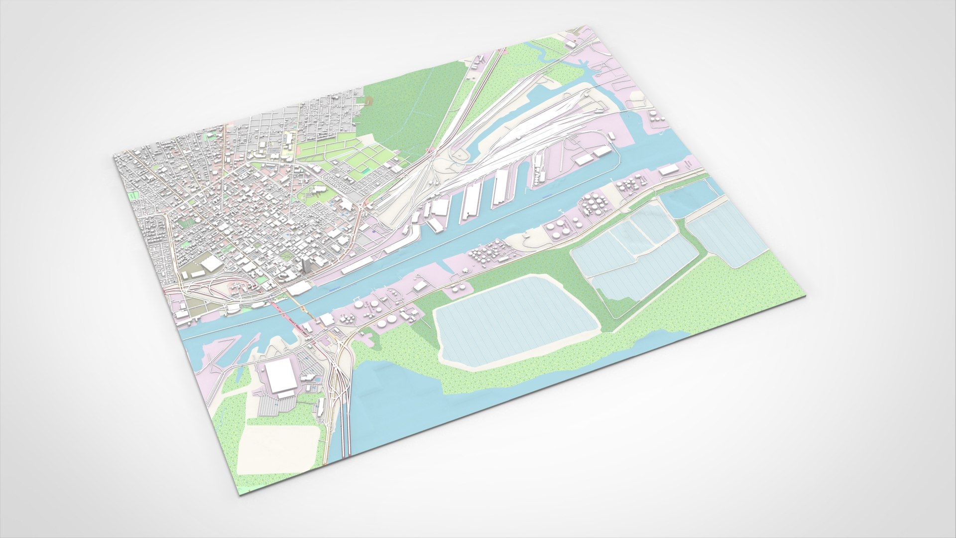 Cityscape Mobile United States 3D Model - TurboSquid 2367016