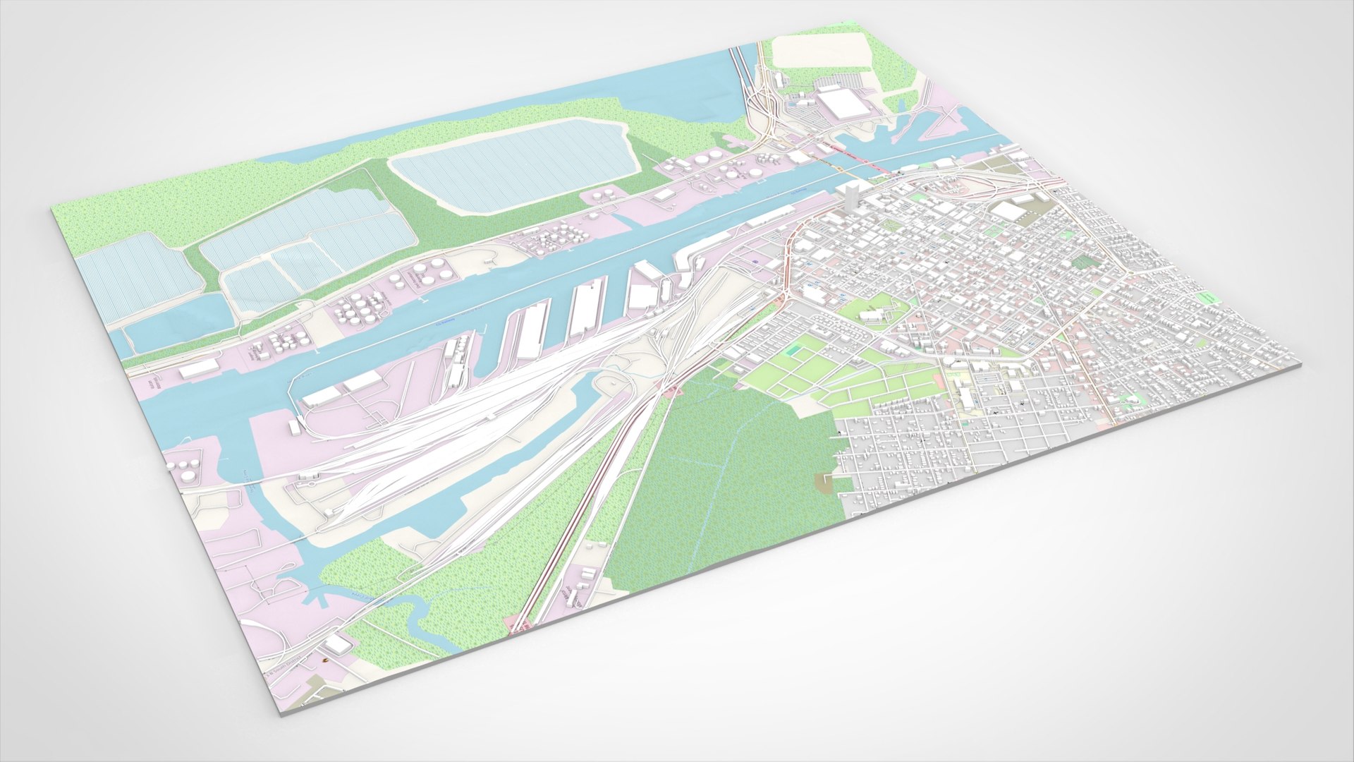 Cityscape Mobile United States 3D Model - TurboSquid 2367016