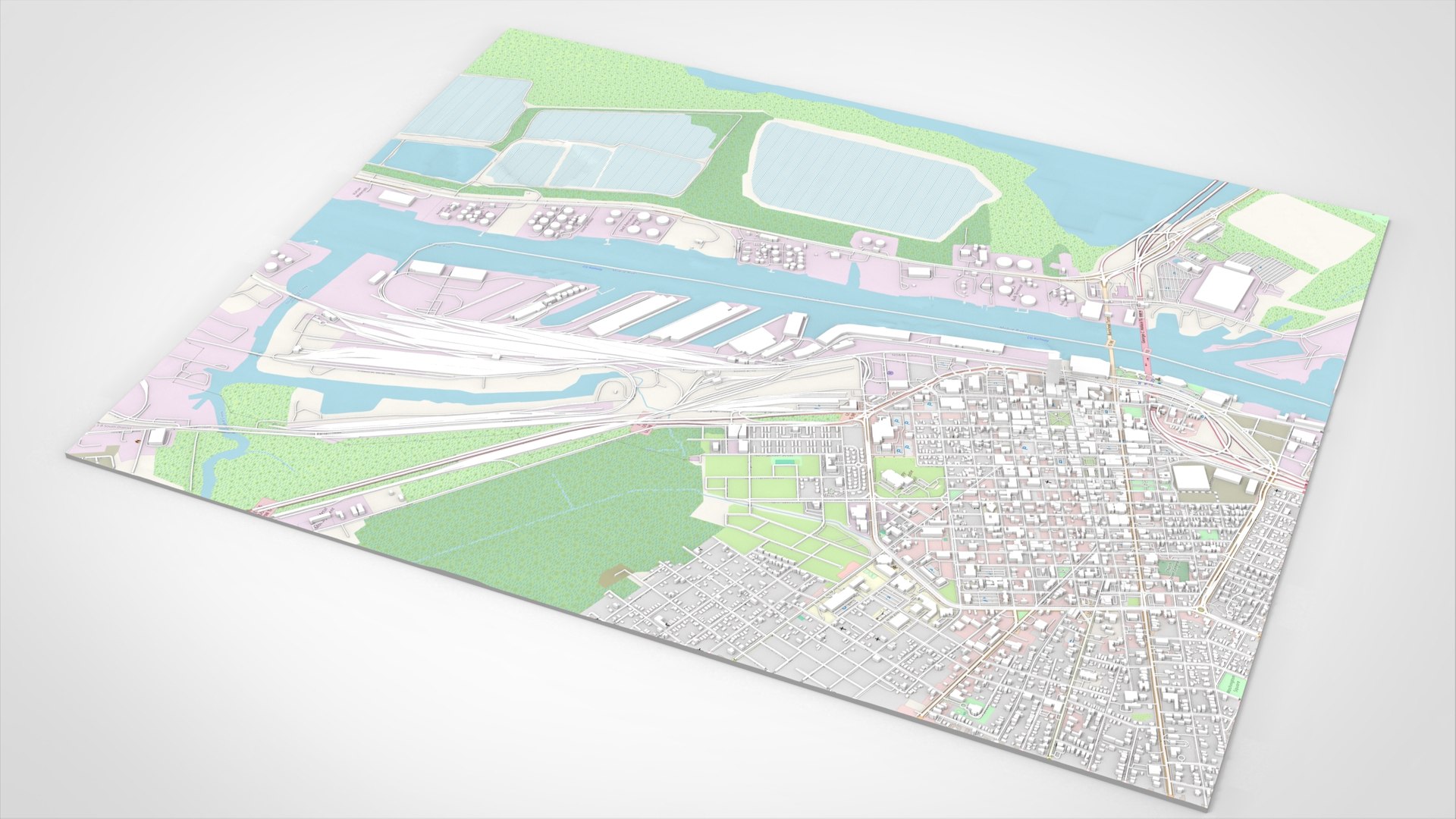 Cityscape Mobile United States 3D Model - TurboSquid 2367016