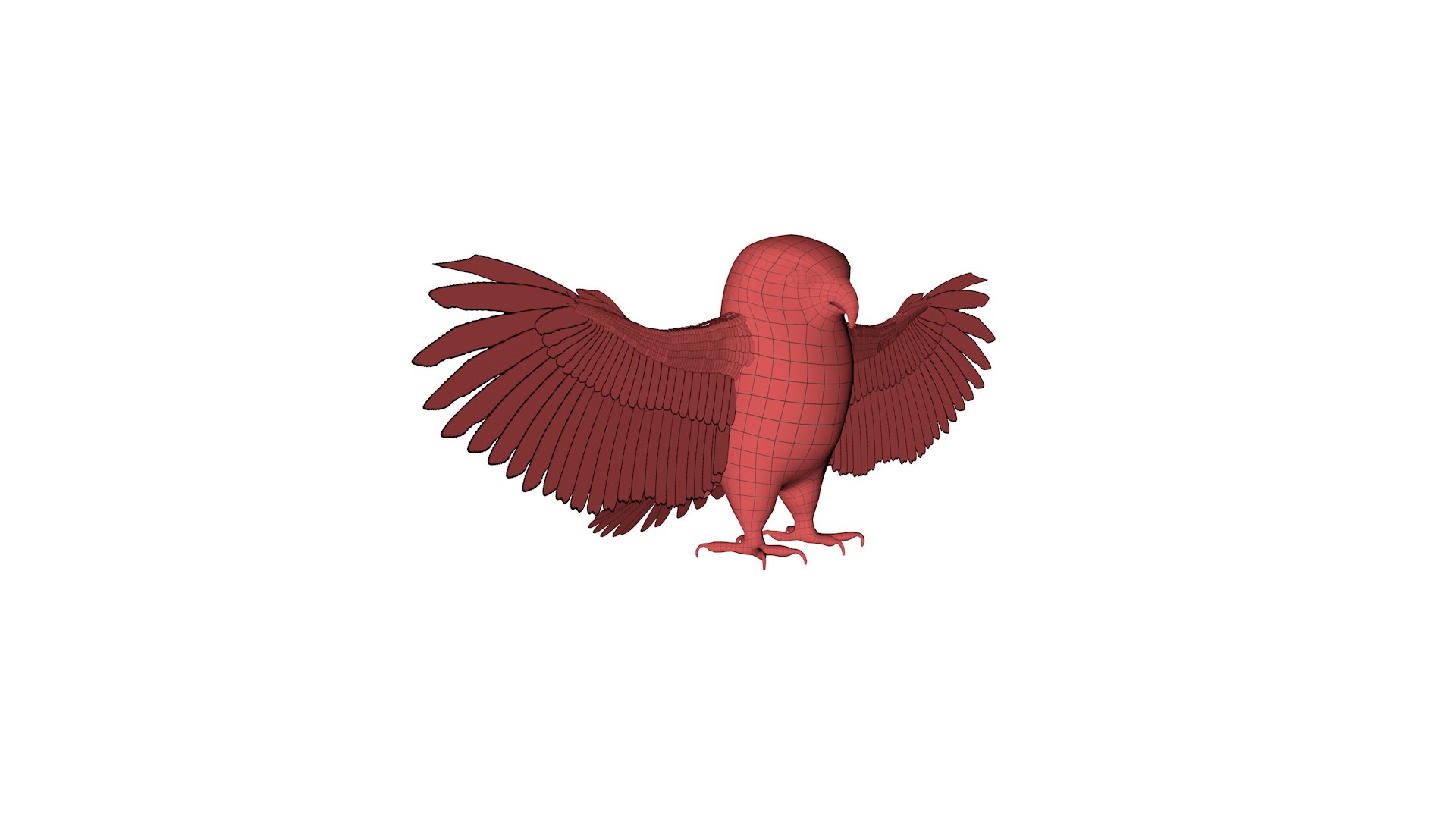 3D Mesh Owl Model - TurboSquid 1660586