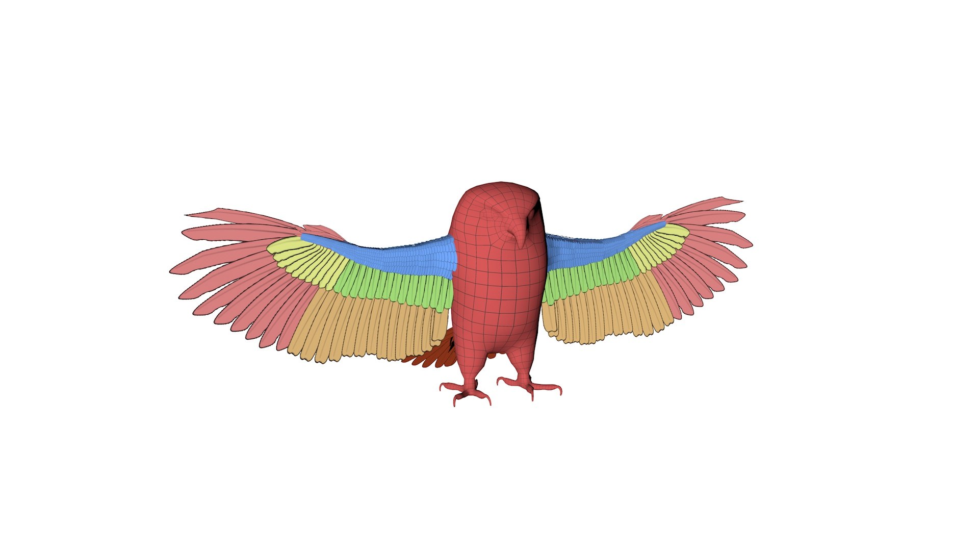 3D Mesh Owl Model - TurboSquid 1660586