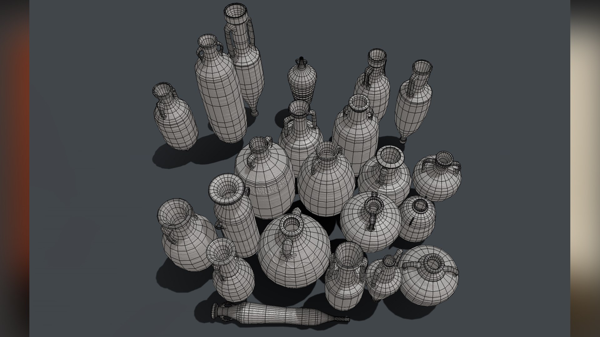 3D 22 PBR Amphorae - TurboSquid 2138739