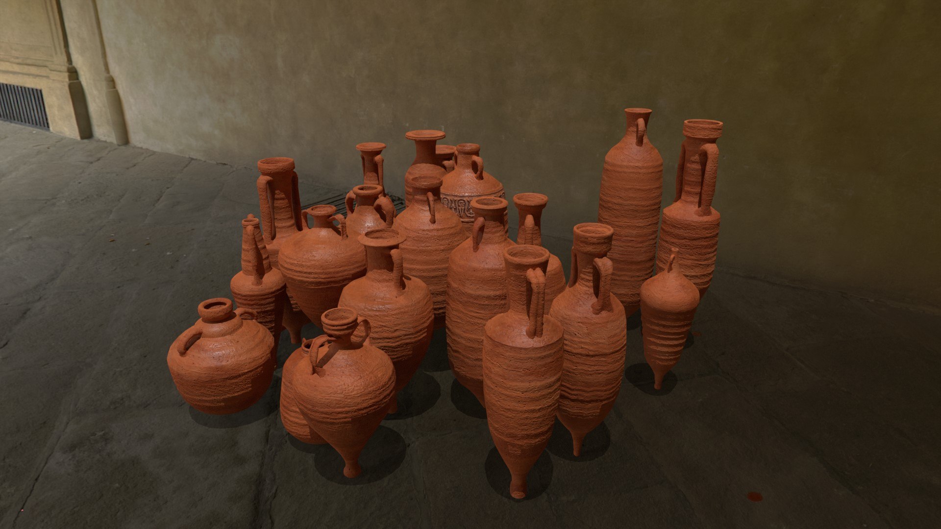 3D 22 PBR Amphorae - TurboSquid 2138739