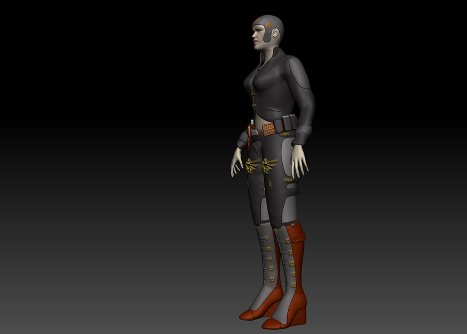 3d angry betty model