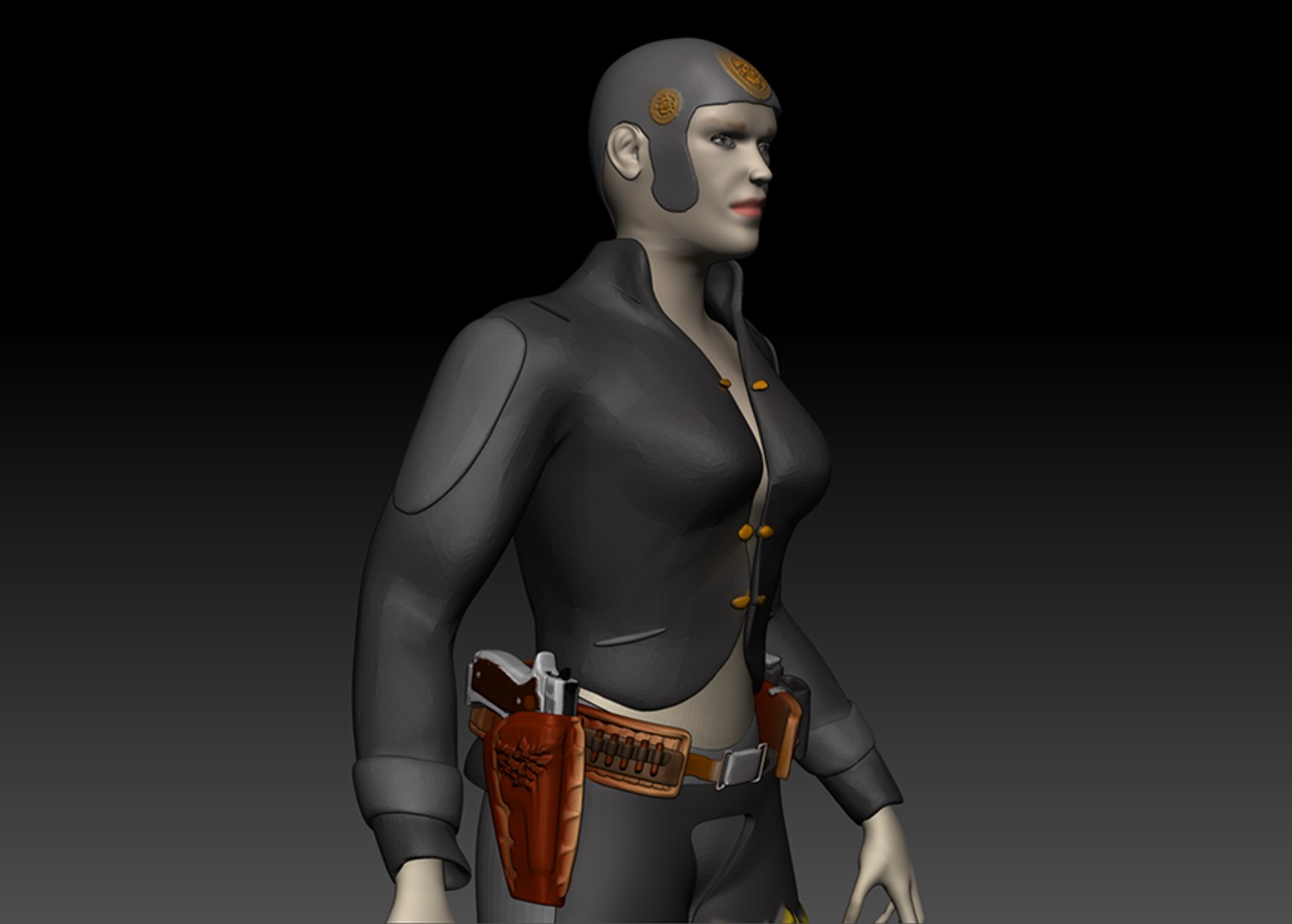 3d angry betty model