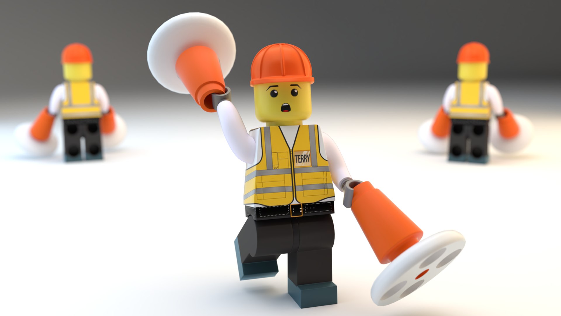 3D Lego Worker Terry - TurboSquid 1775790
