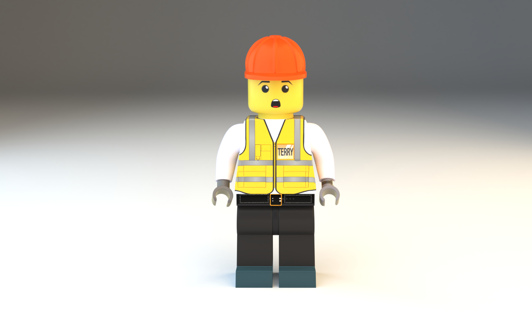 3D Lego Worker Terry - TurboSquid 1775790