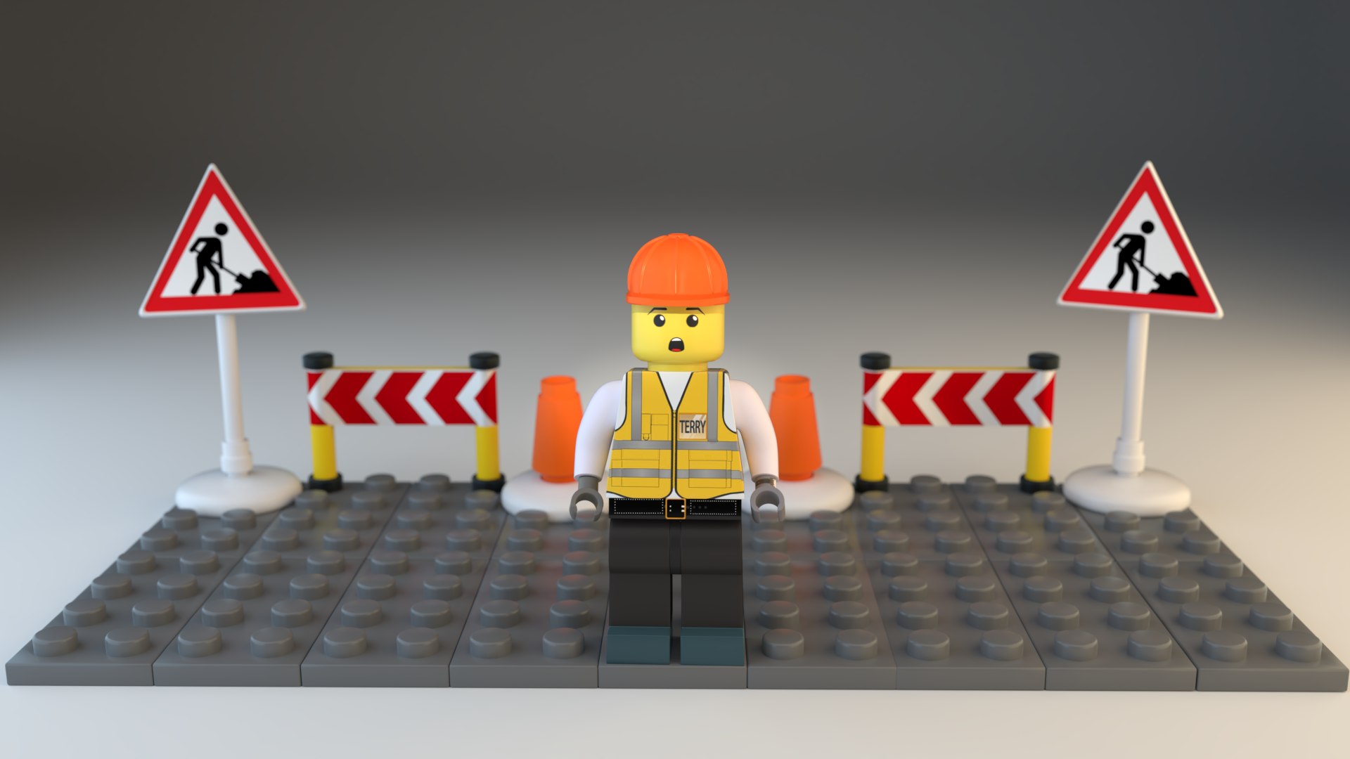 3D Lego Worker Terry - TurboSquid 1775790