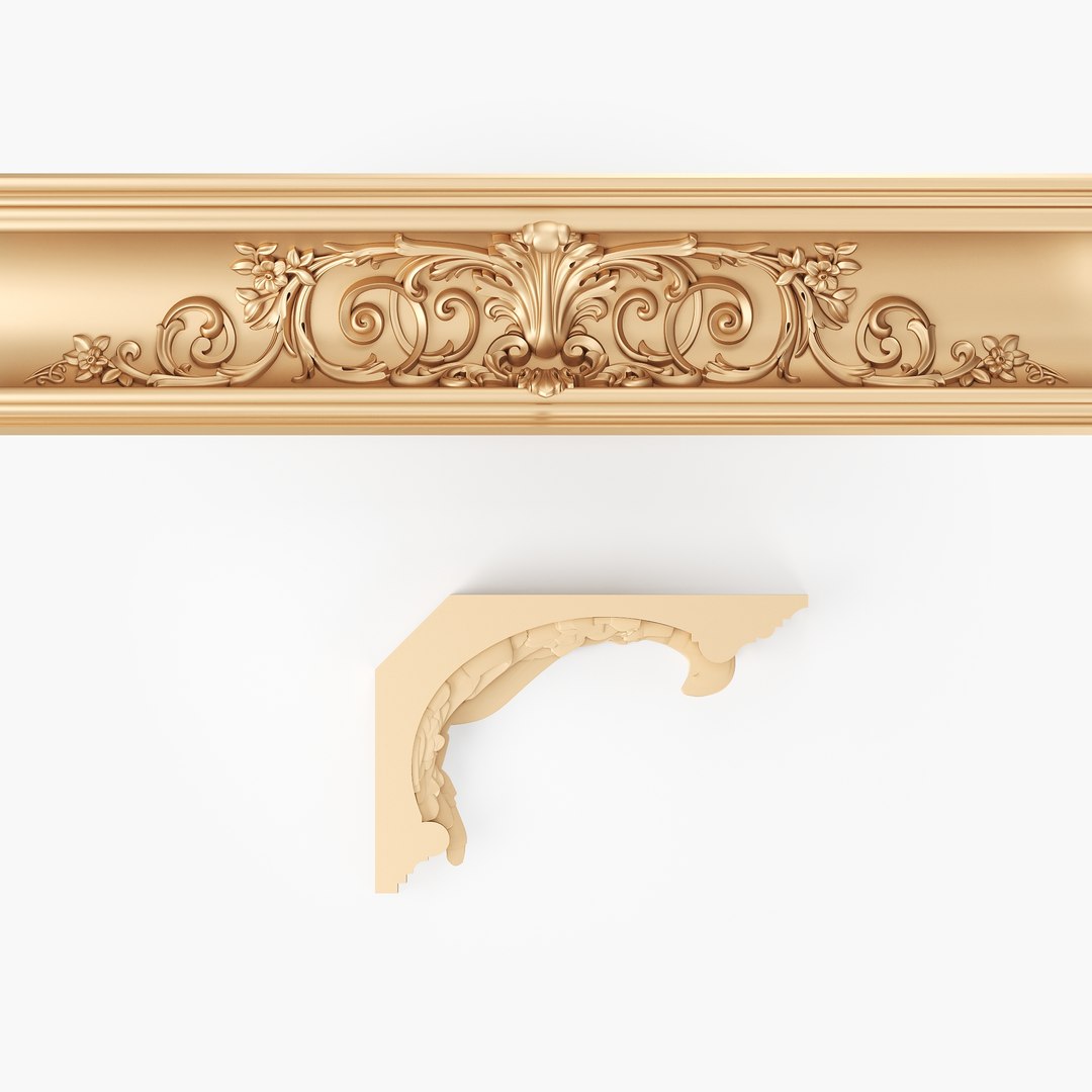 Decor on the cornice 3D model - TurboSquid 1877283
