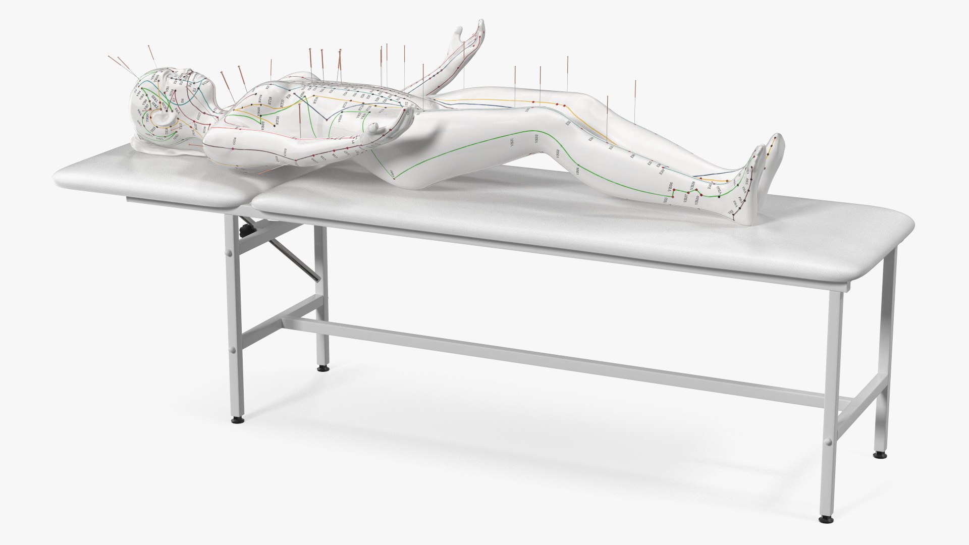 Female Acupuncture Mannequin On The Couch 3D Model - TurboSquid 2252650