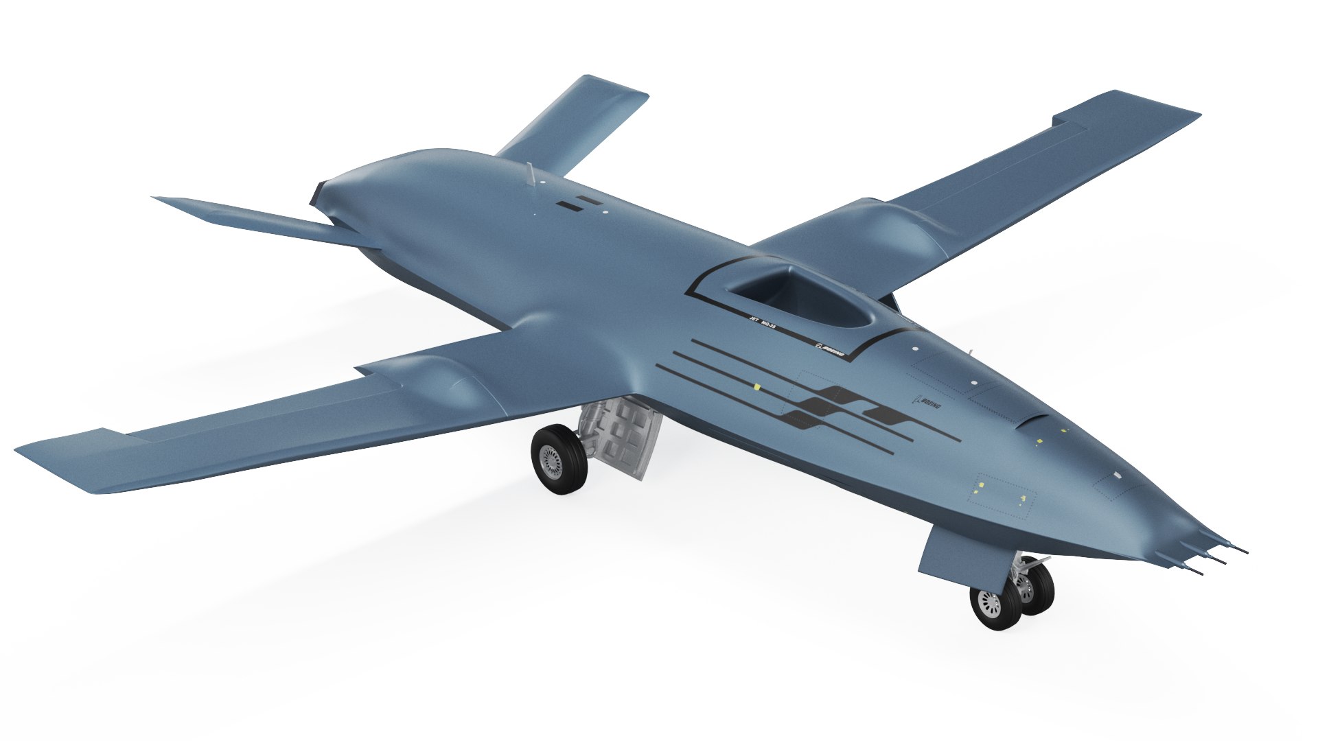 Boeing MQ25 Stingray Aerial Refueling Drone US 2 3D - TurboSquid 2113341