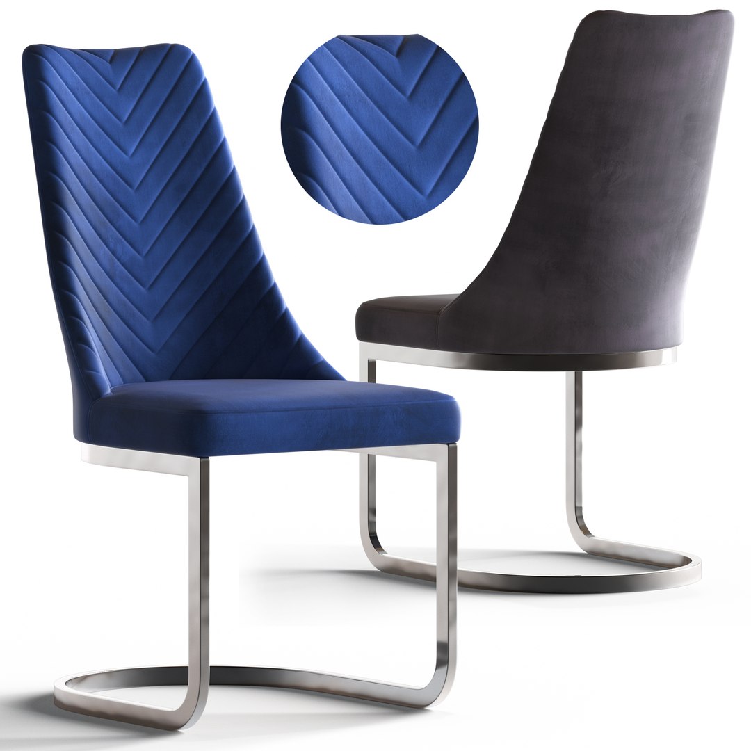 Diamond Sofa Vogue Dinning Chair 3D Model - TurboSquid 2178762