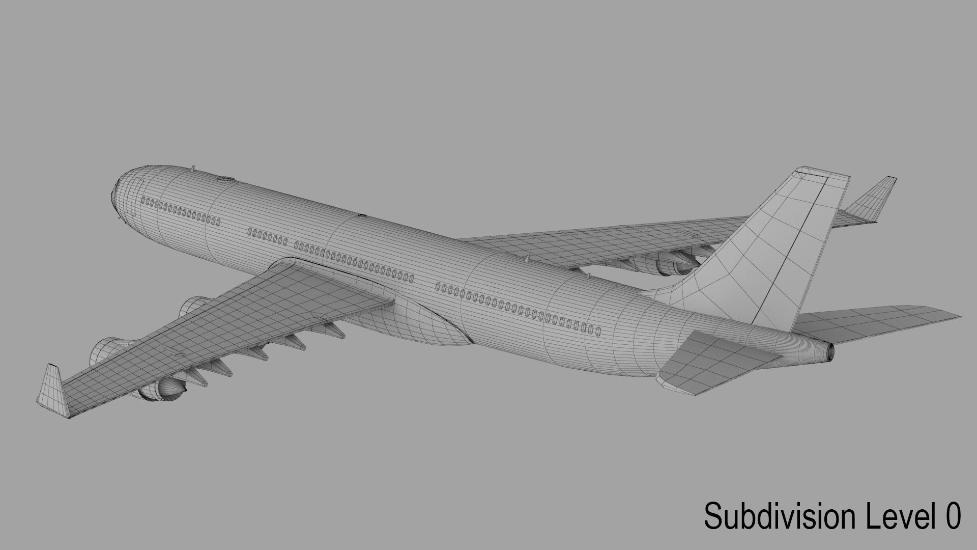 Airbus A340 Model - TurboSquid 1573920