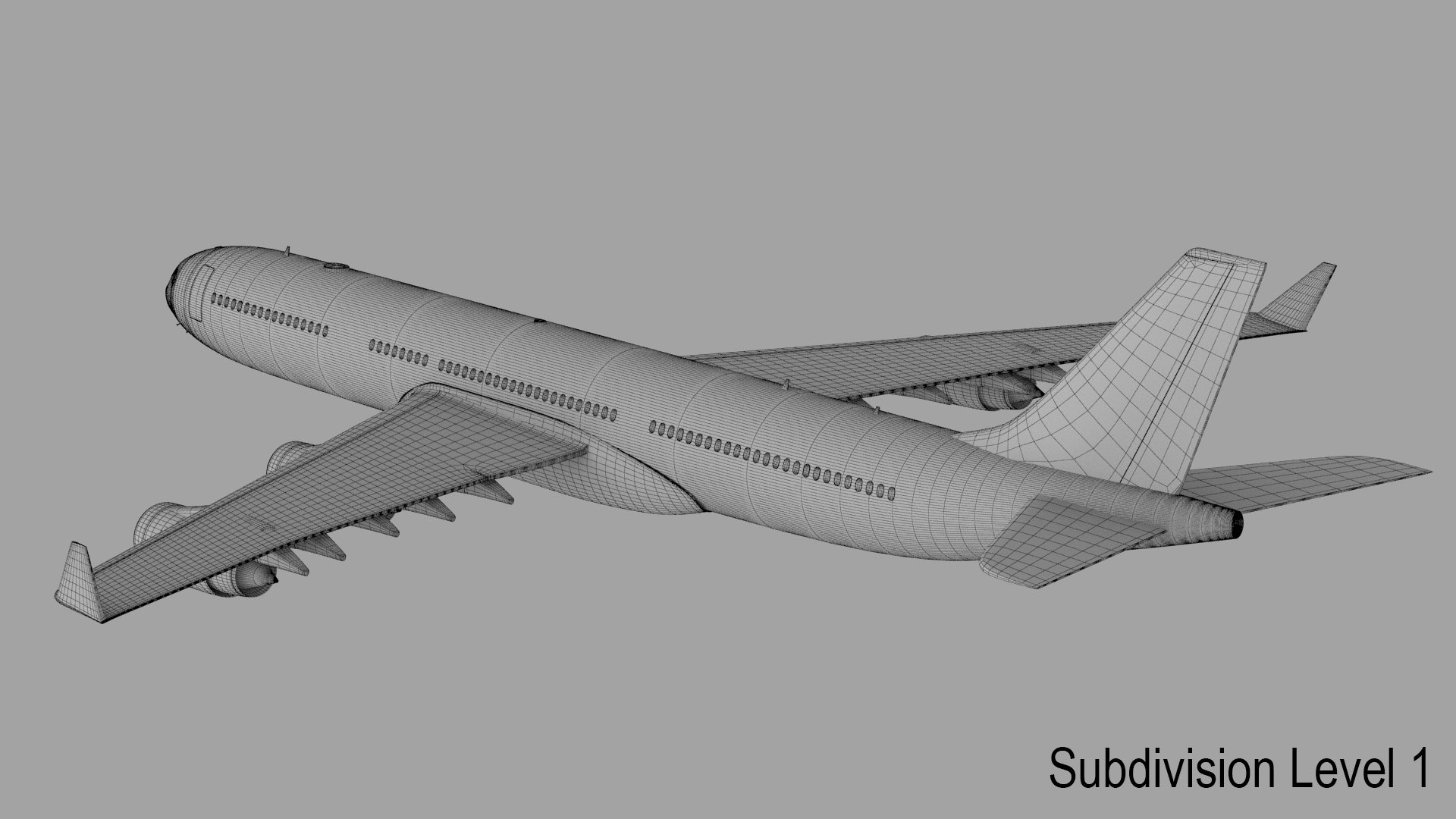 Airbus A340 Model - TurboSquid 1573920