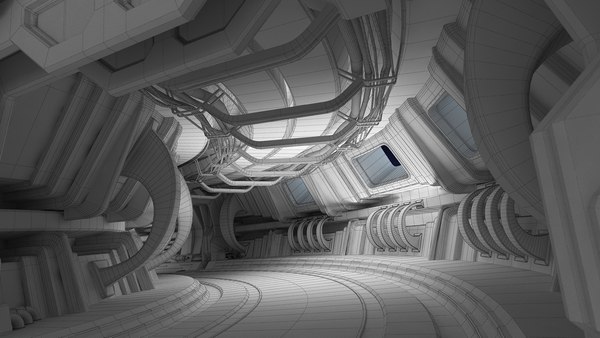 Sci-Fi Interior 3D model - TurboSquid 1862216