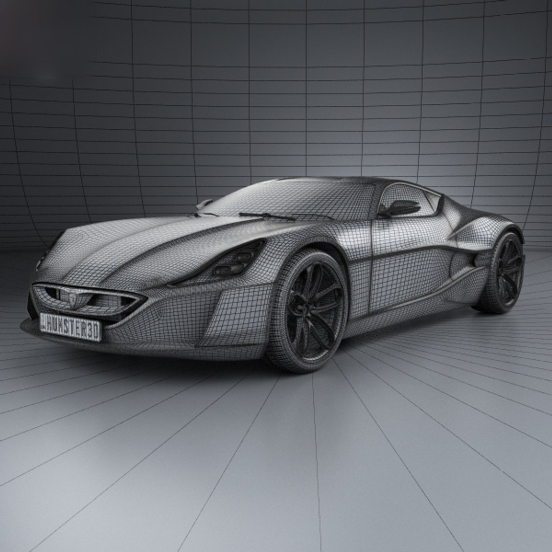 3D Rimac Concept 2016 Model - TurboSquid 1296000