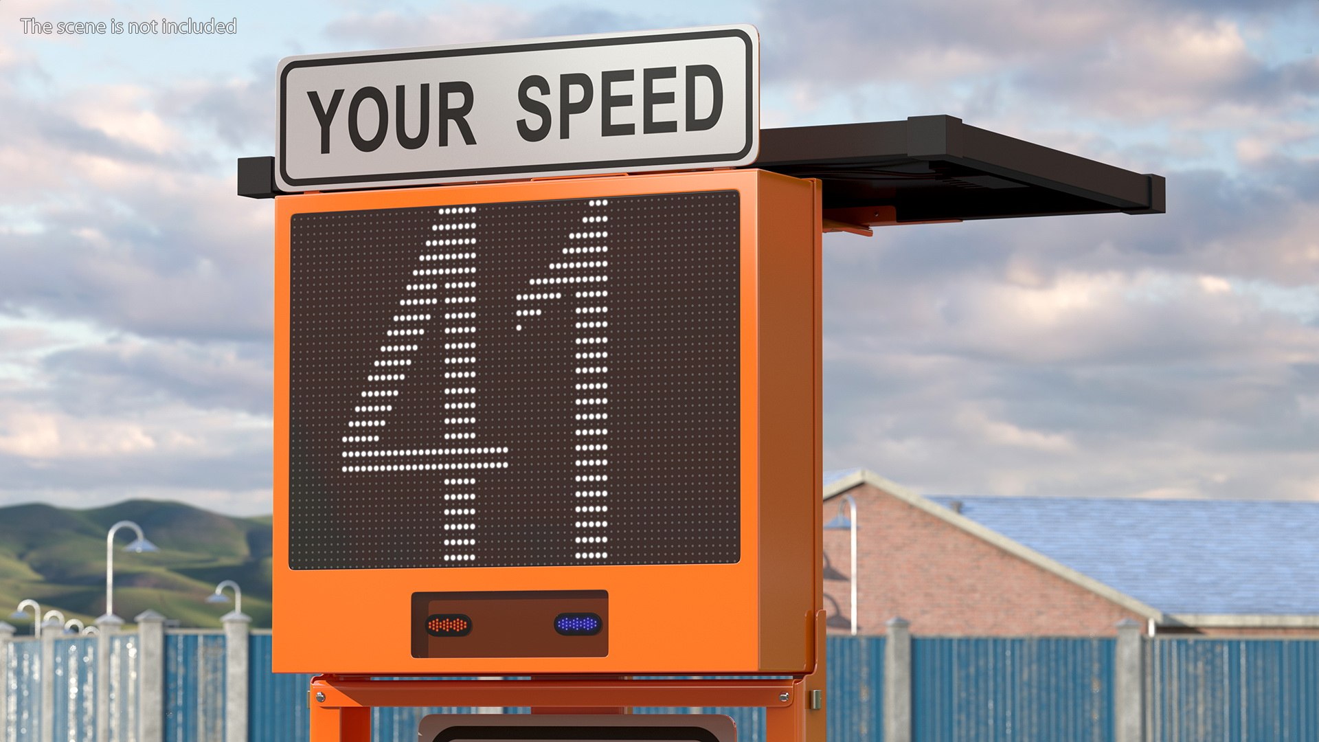 3D model mobile speed display trailer - TurboSquid 1631532