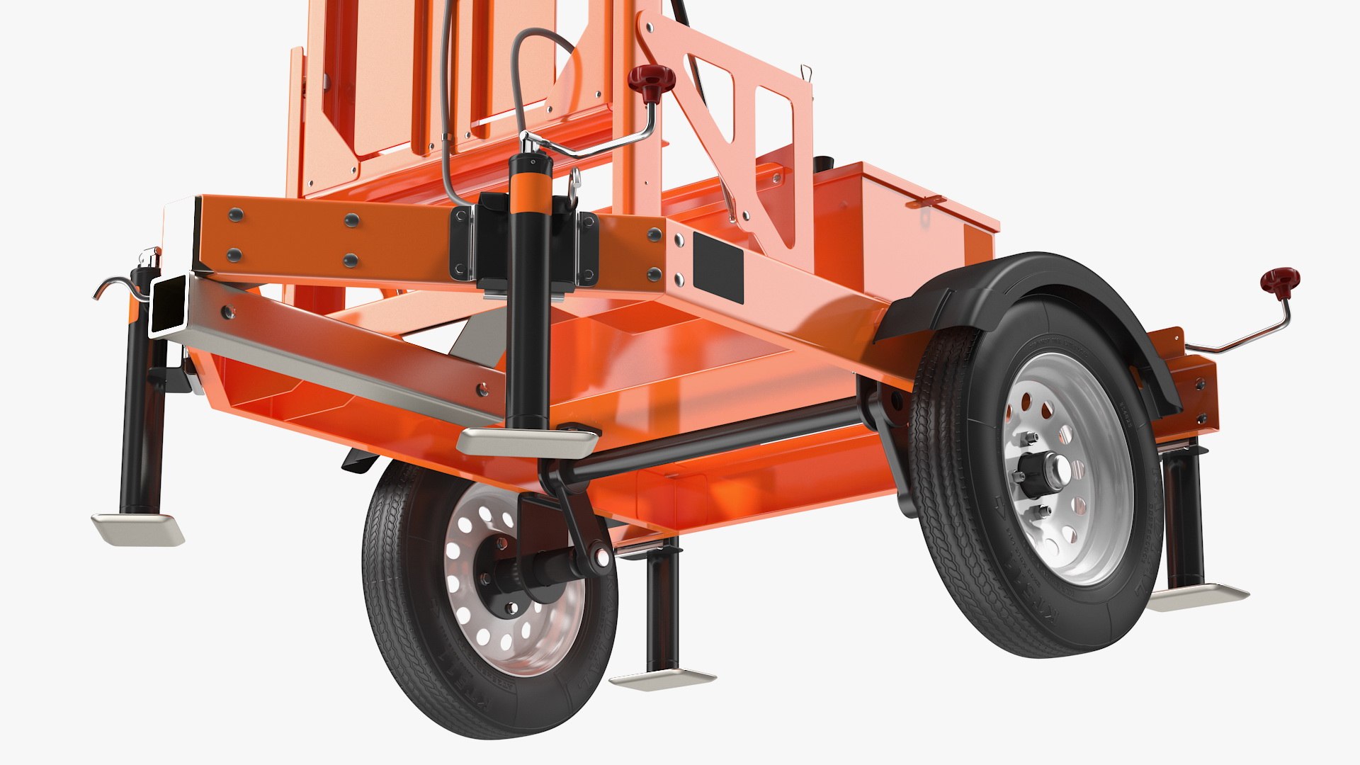 3D model mobile speed display trailer - TurboSquid 1631532