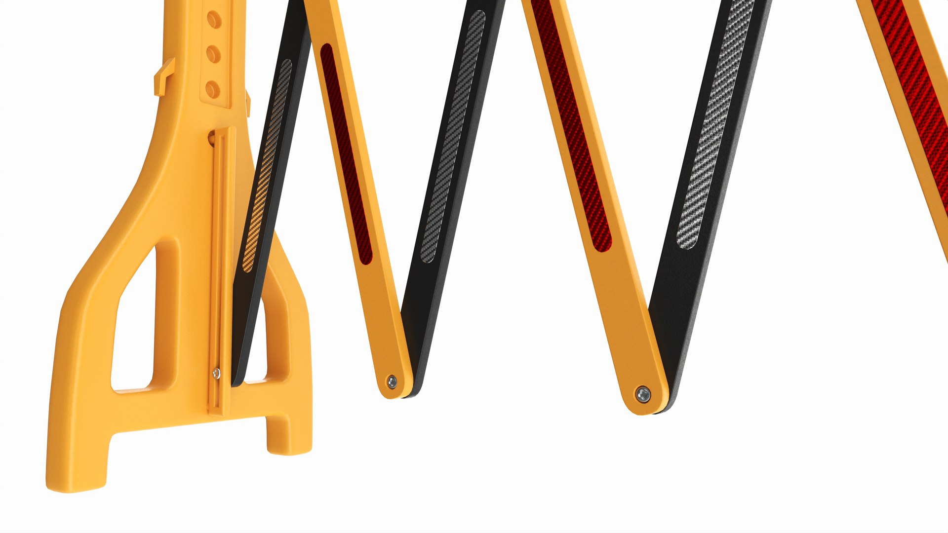 Expandable Safety Barricade 3D - TurboSquid 2225036