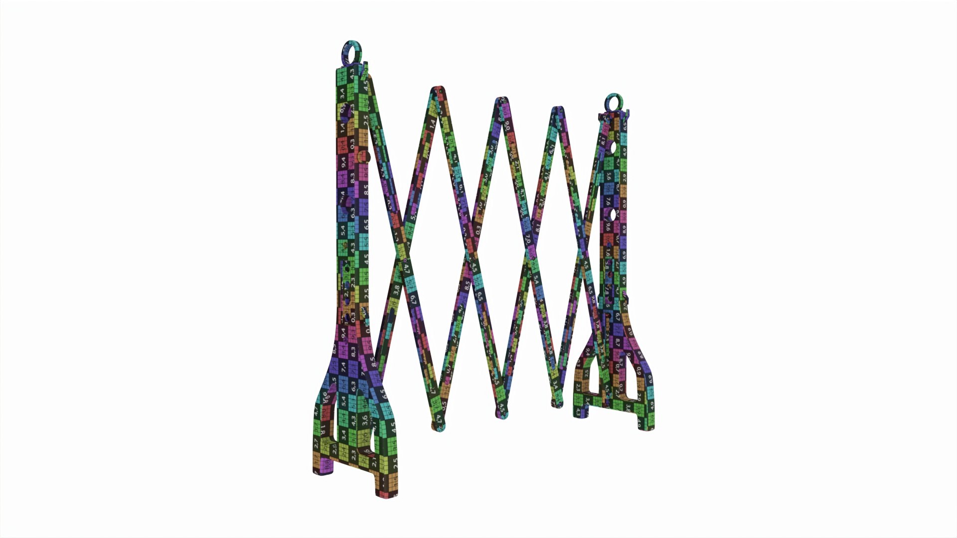 Expandable Safety Barricade 3D - TurboSquid 2225036