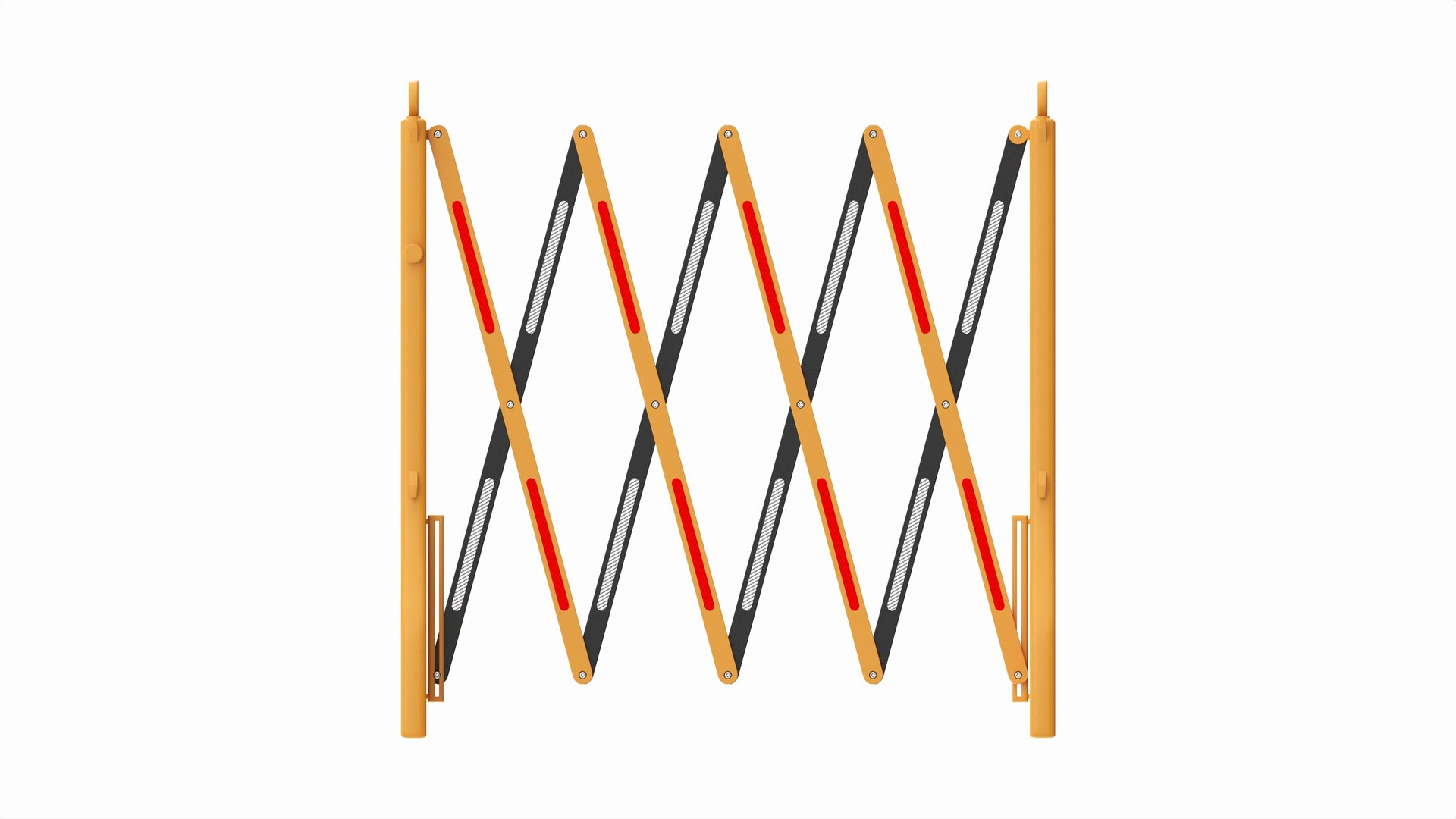 Expandable Safety Barricade 3D - TurboSquid 2225036