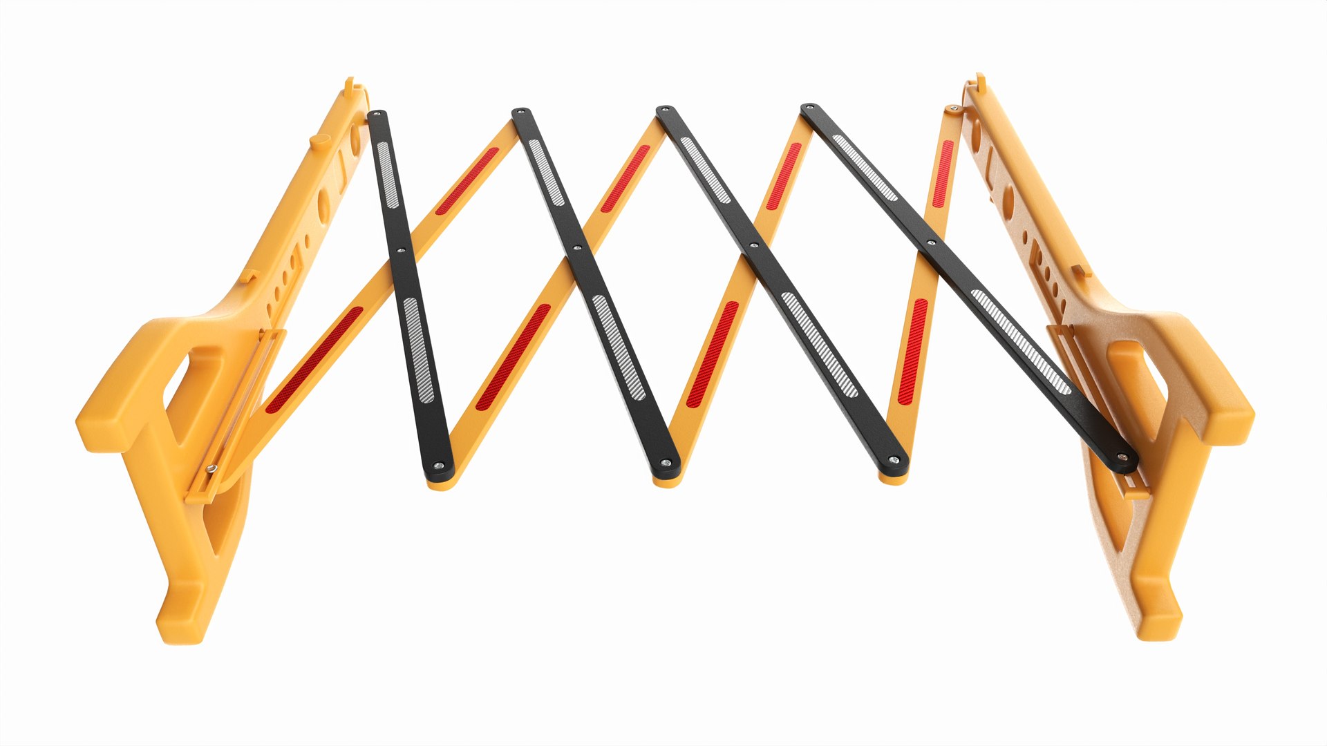 Expandable Safety Barricade 3D - TurboSquid 2225036