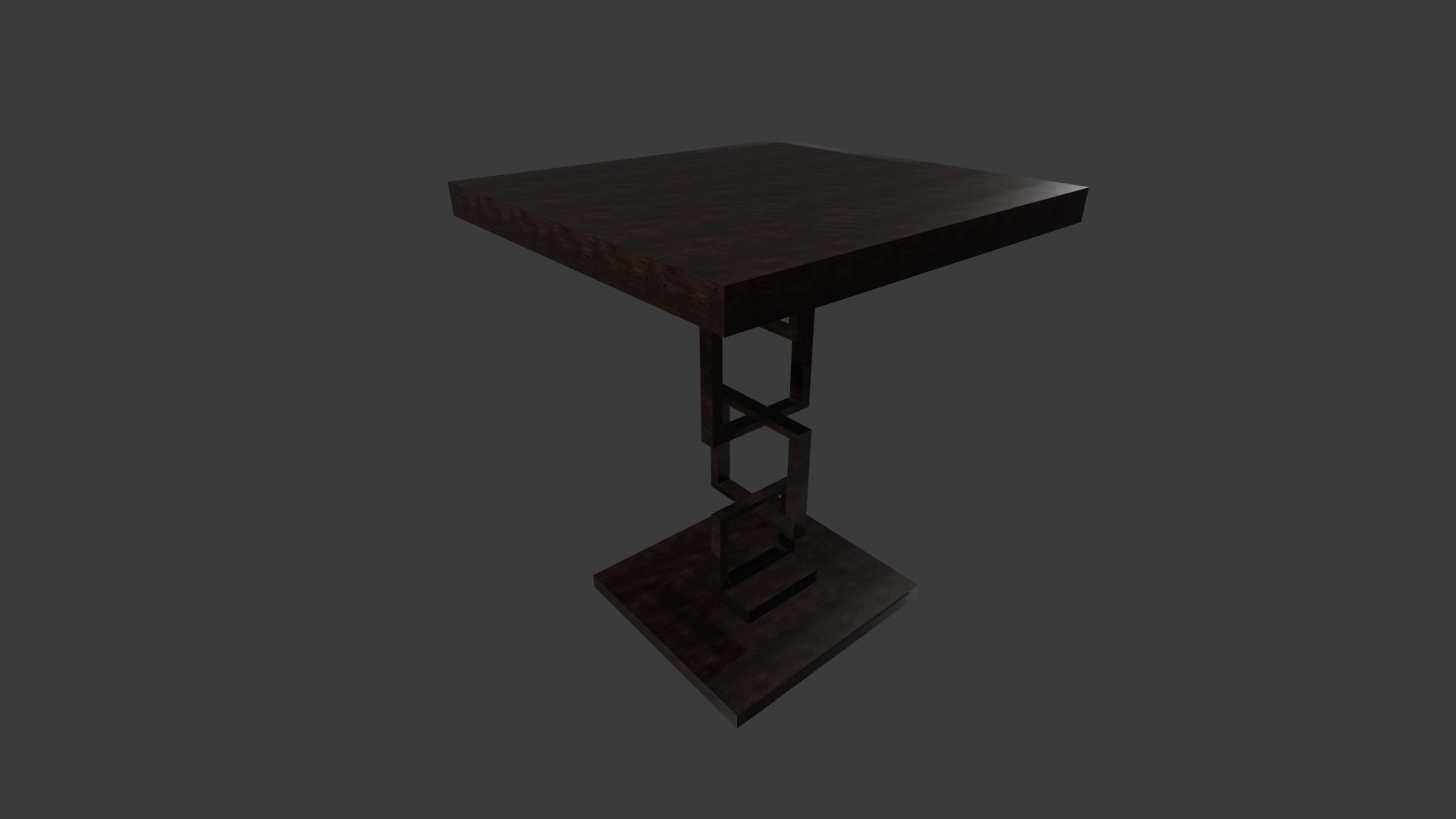 3D Wood Table Model - TurboSquid 2354975