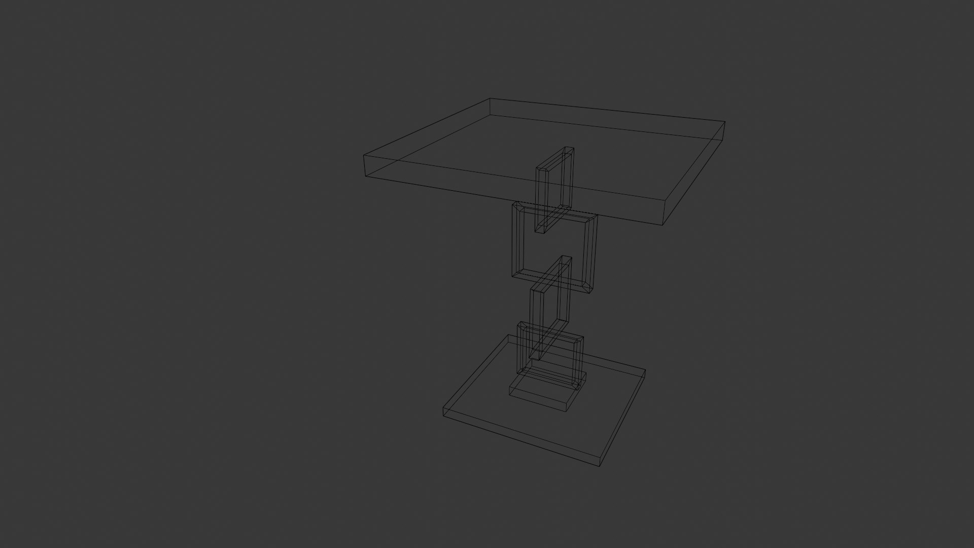 3D Wood Table Model - TurboSquid 2354975