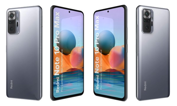Xiaomi Redmi Note 10 Pro Max All Colors model - TurboSquid 1718859