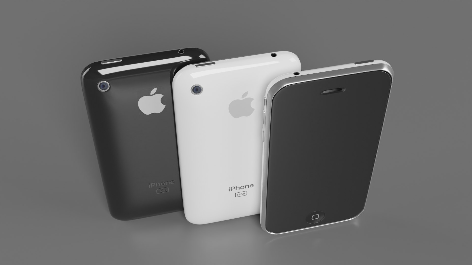 3D iPhone 3GS All Colors All Colors model - TurboSquid 2079451