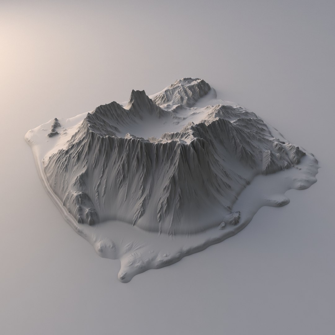 3d Realistic Tropical Island 2 Model