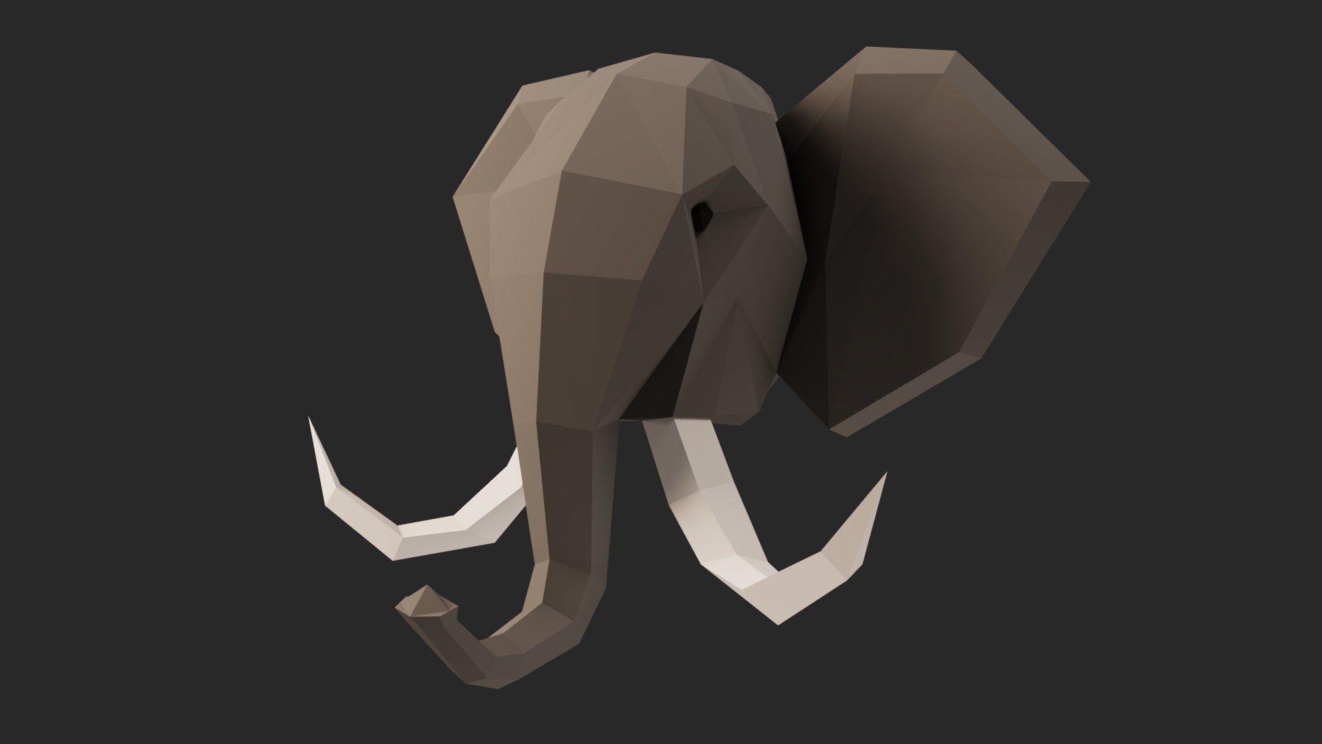 Elephant key ring 3D - TurboSquid 2176190