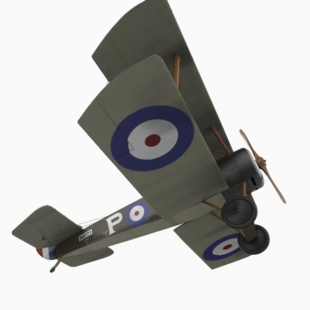 Wwi Sopwith Pup Aircraft 3d Model