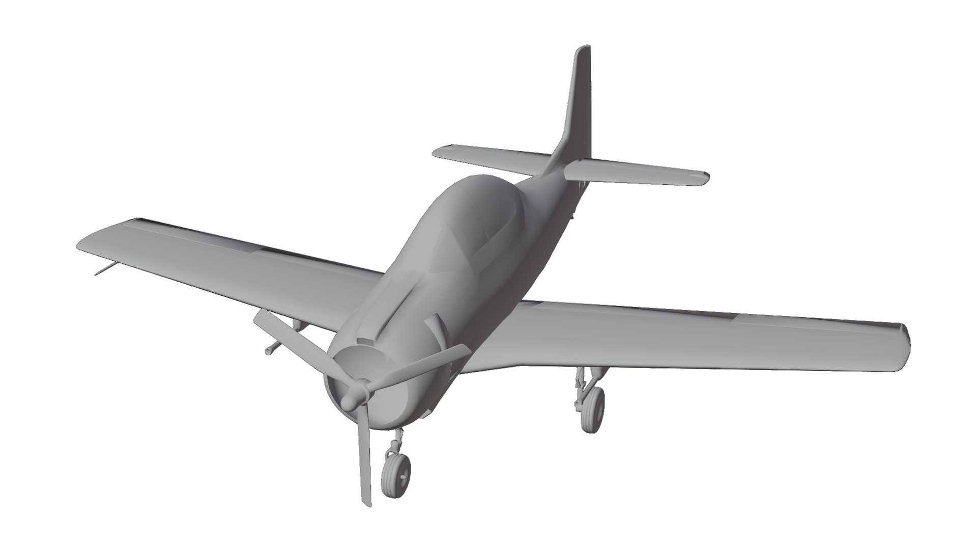 North American T28D Trojan Model - TurboSquid 2251894