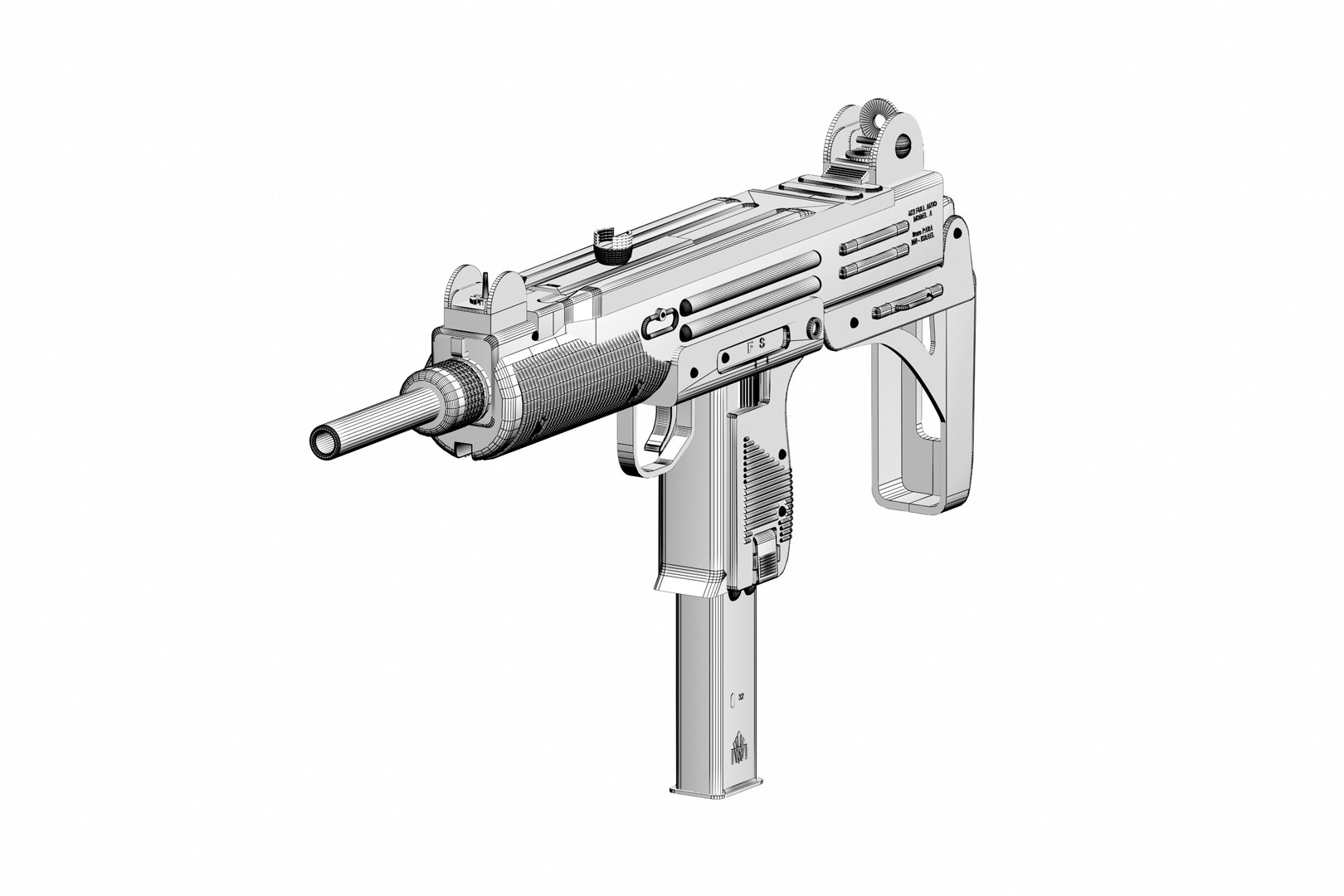 3D Uzi - Model A Model - TurboSquid 2060855