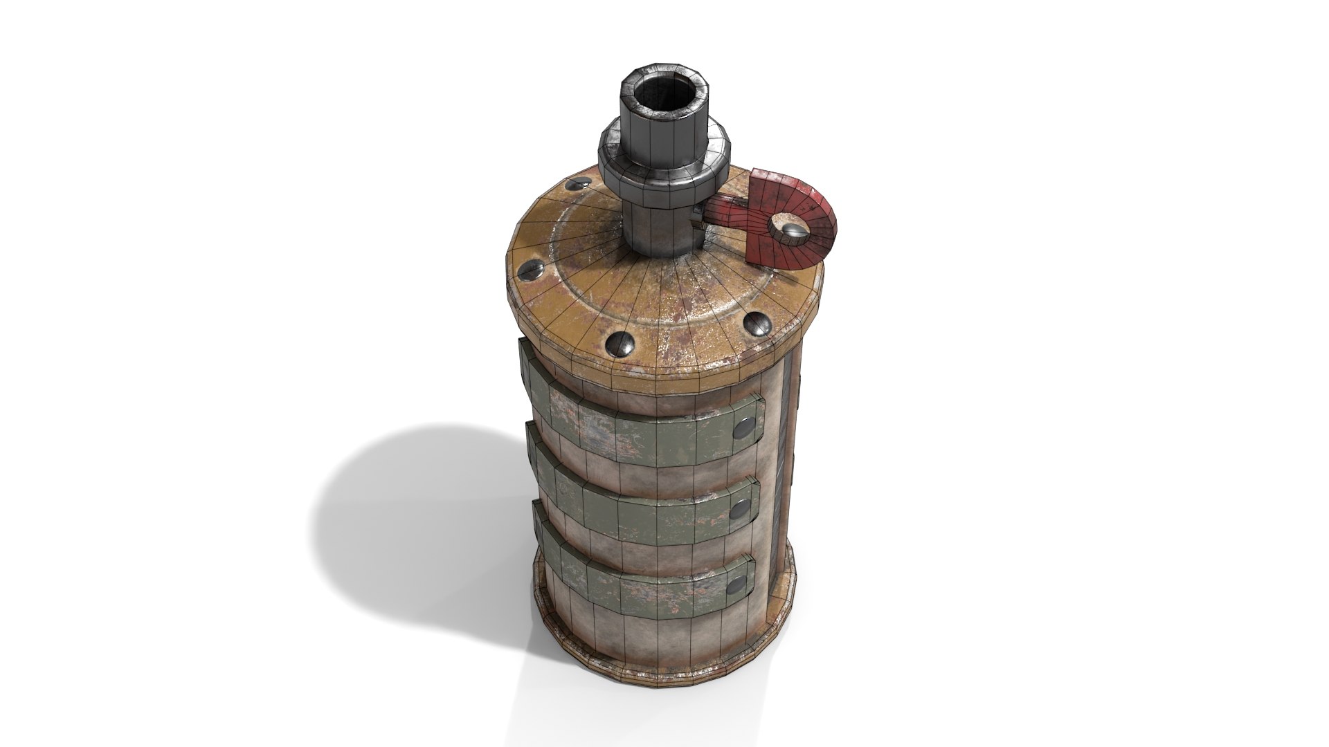 3D Homemade Grenade - TurboSquid 1749897